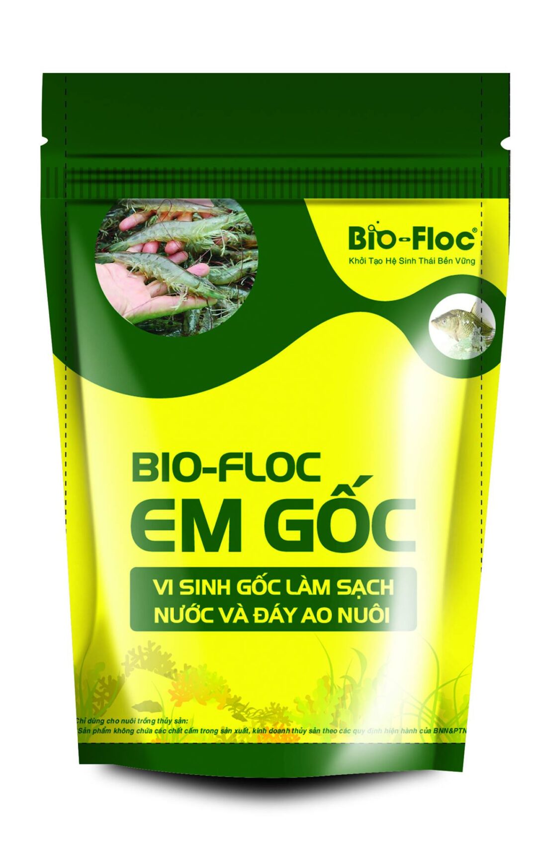 Chế phẩm Bio-Floc EM Gốc – Giải pháp làm sạch nước và đáy ao nuôi
